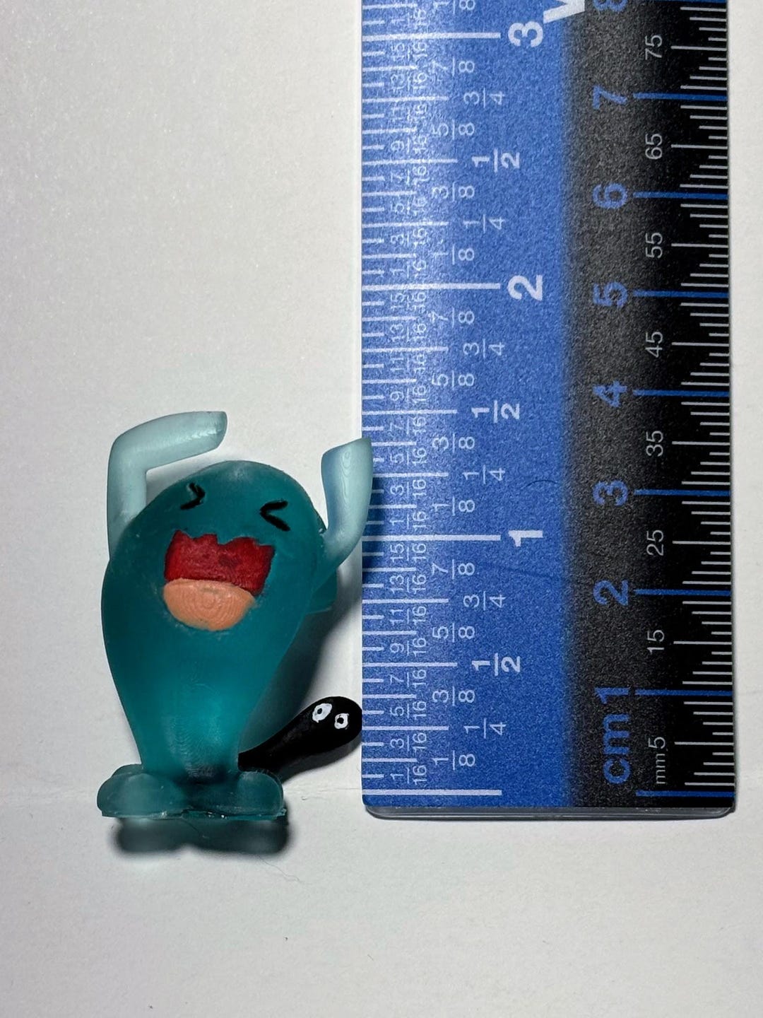 1.5" Custom Modeled Wobbuffet Pokemon Charm - 3d Printed With Clear ...