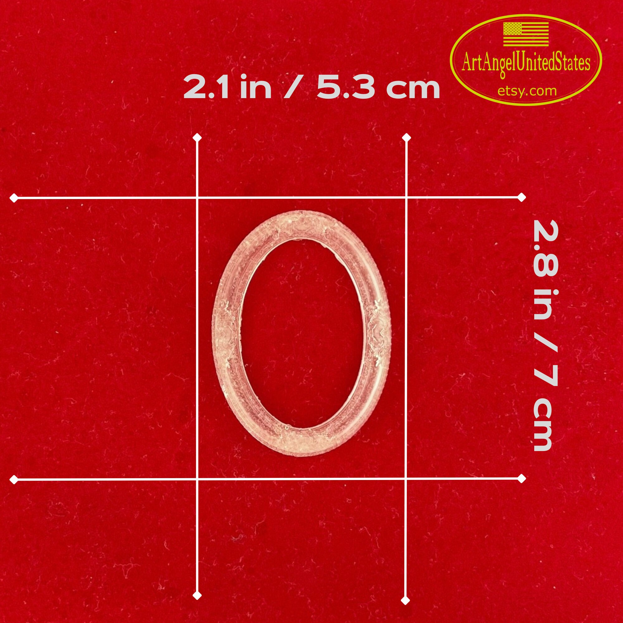 Detailed Classic Style Oval Frame Decoupage Supplies Furniture Handmade ...