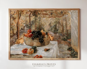 Still Life Painting Printable Wall Art Digital Download Antique ...