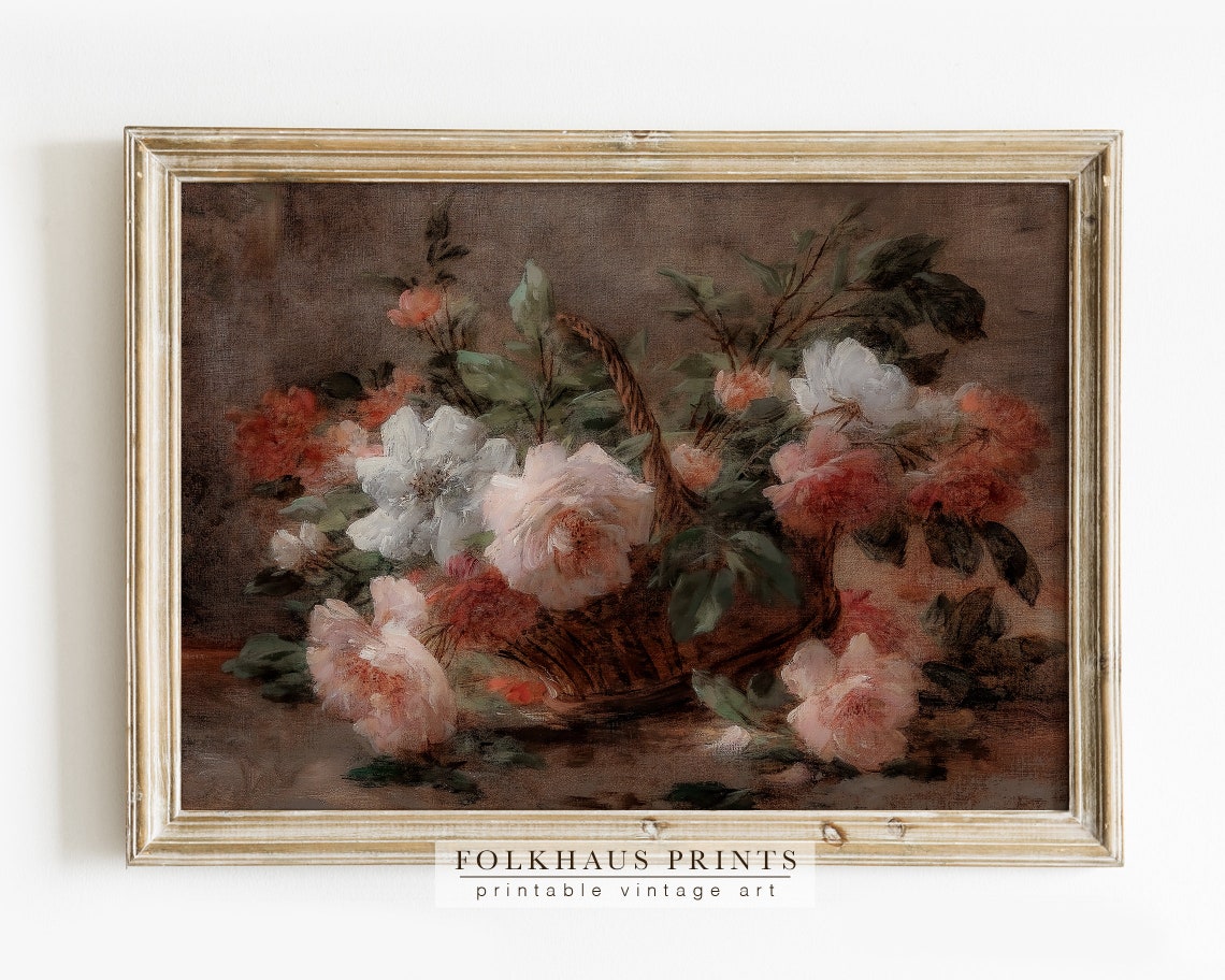 Vintage Gallery Wall Print Set of 5 PRINTABLE WALL ART Antique - Etsy