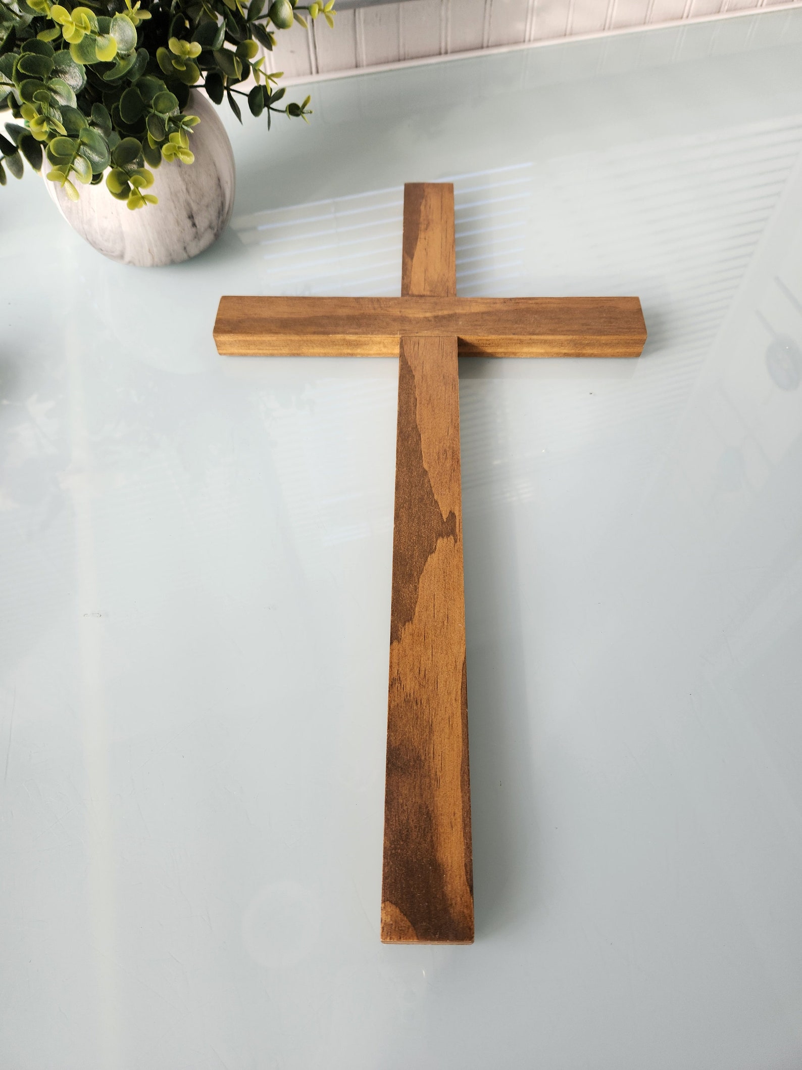 SALE Large Wall Cross, Royal Blue Cross, Home Blessing, Wedding Gift ...