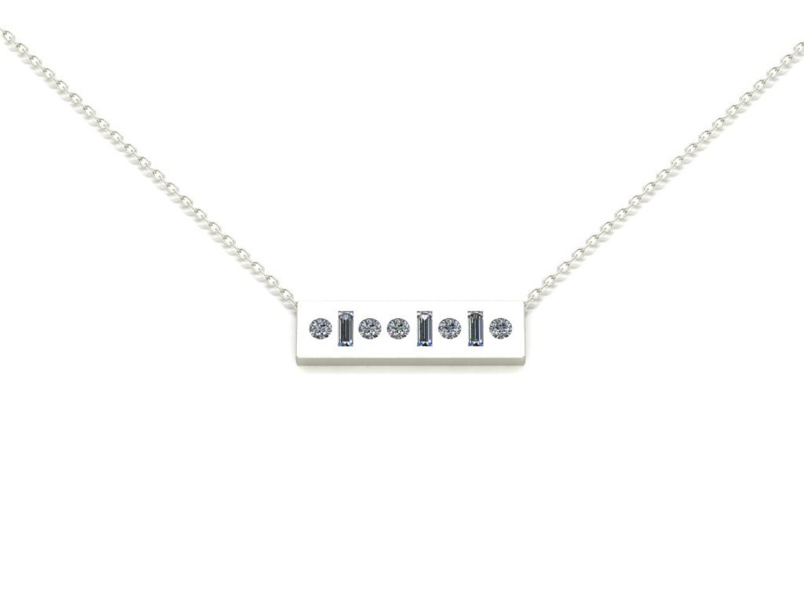 Binary Code Pendant Necklace - Etsy