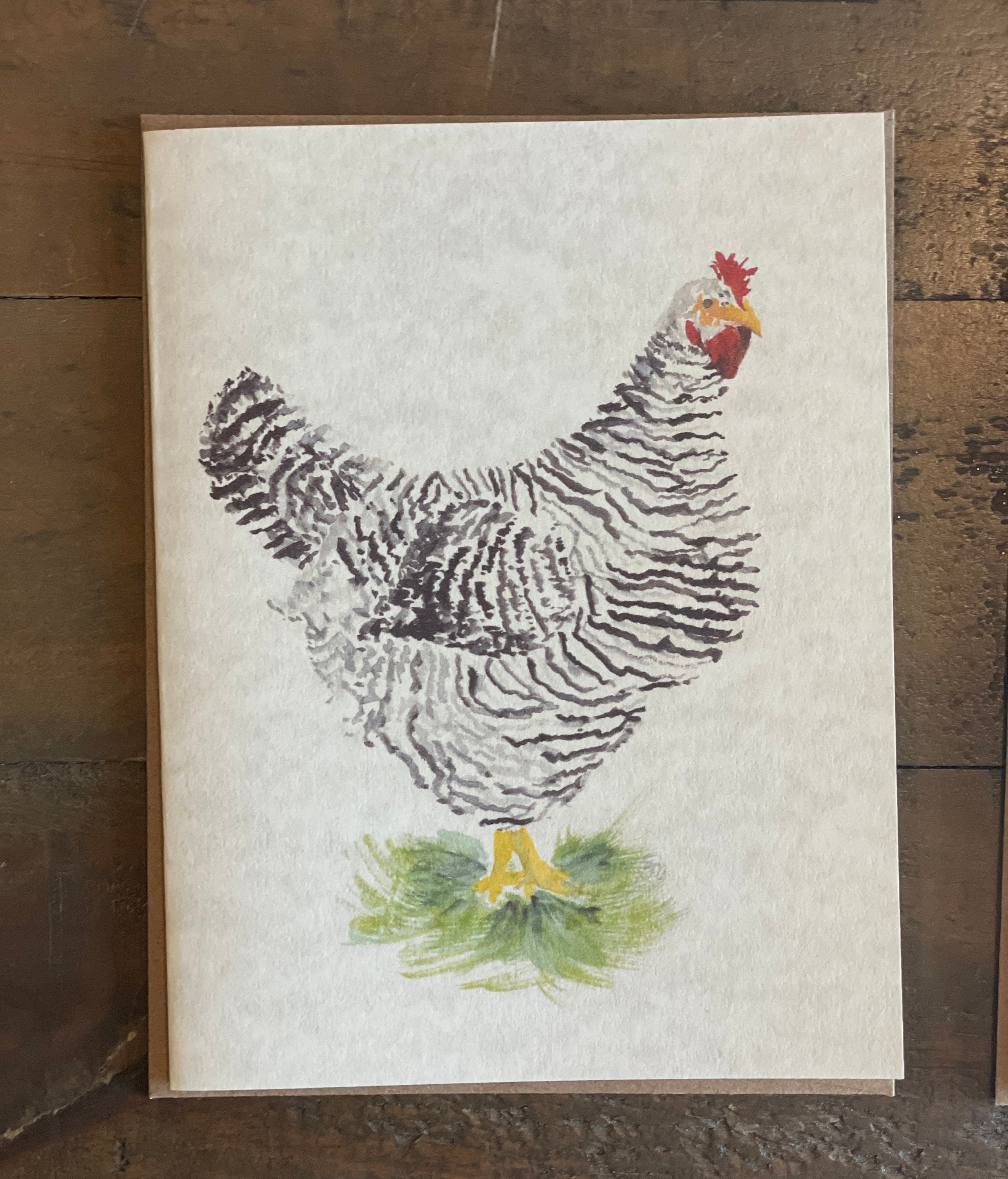 Parchment Paper Chicken Variety Pack Blank Note Cards Watercolor Set of ...