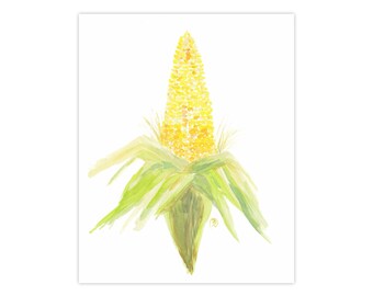 Corn Print Corn Kitchen Printable Wall Art Corn Digital - Etsy