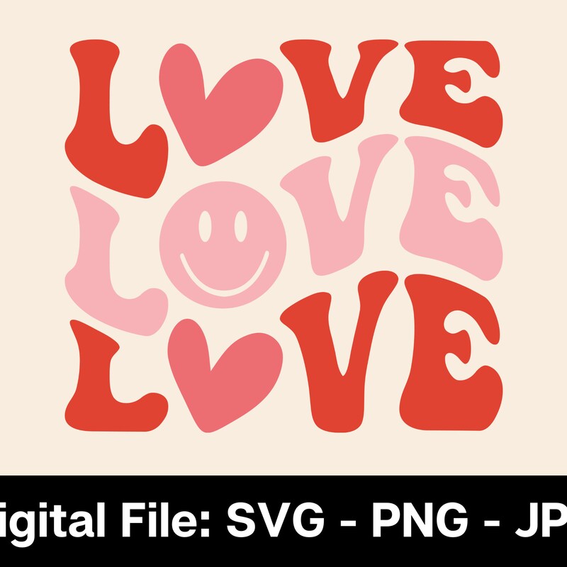 Love Svg - Etsy