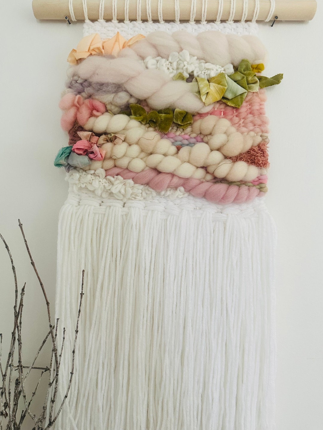 Whimsy 1 Woven Wall Hanging Woven Wall Art Woven Home - Etsy