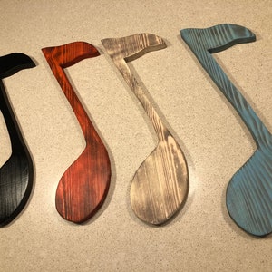 Wood Music Notes - Wall Decor - Etsy