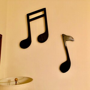 Wood Music Notes - Wall Decor - Etsy