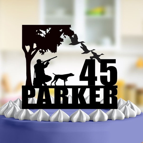 Hunting Cake Topper - Etsy