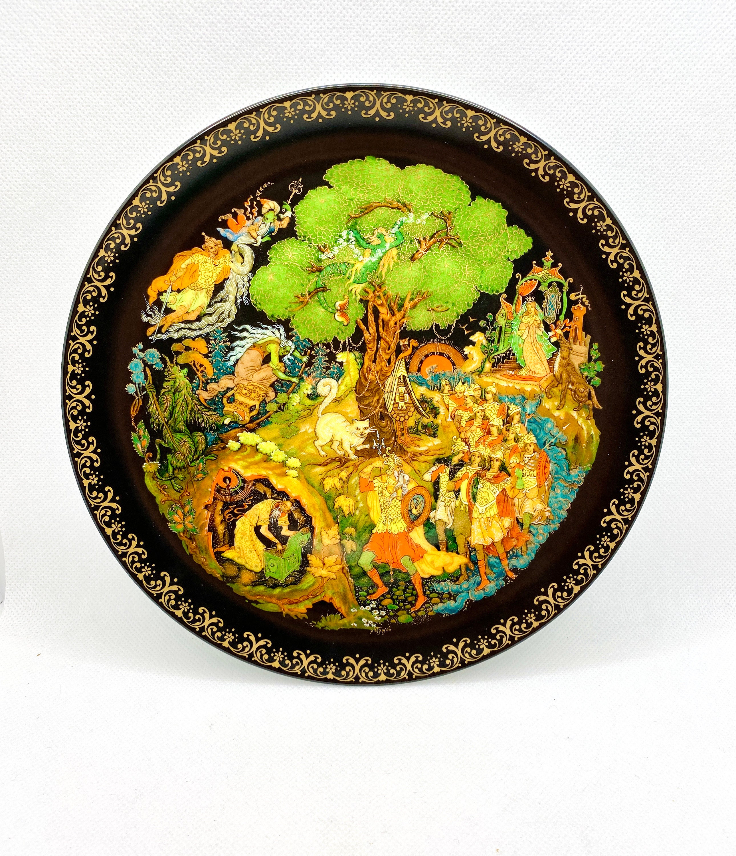 1989 vintage Decorative plate Bradford Exchange Tianex Russian Legends ...