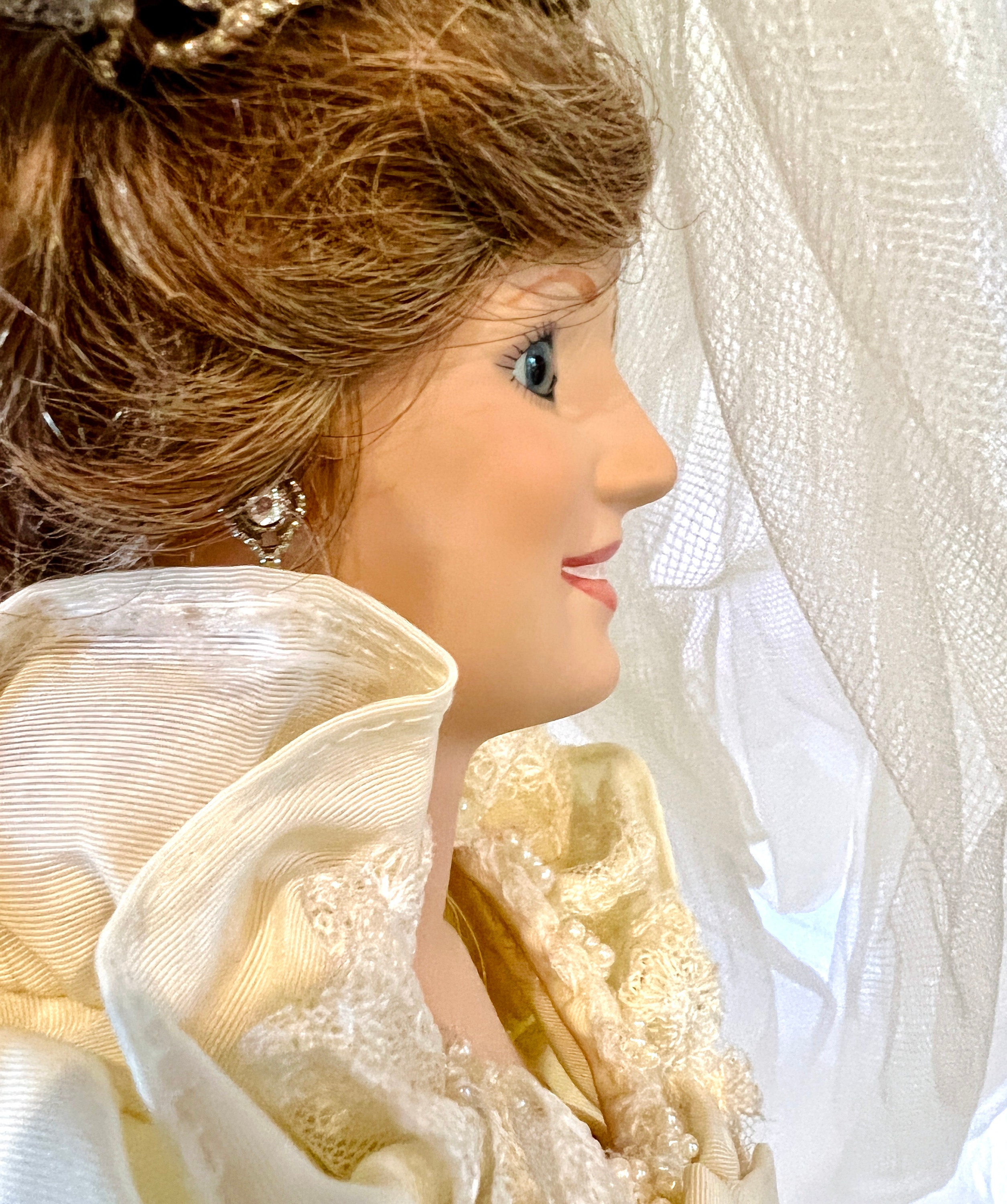 Vintage Princess Diana Bride Doll Danbury Mint Lady Di wedding ...