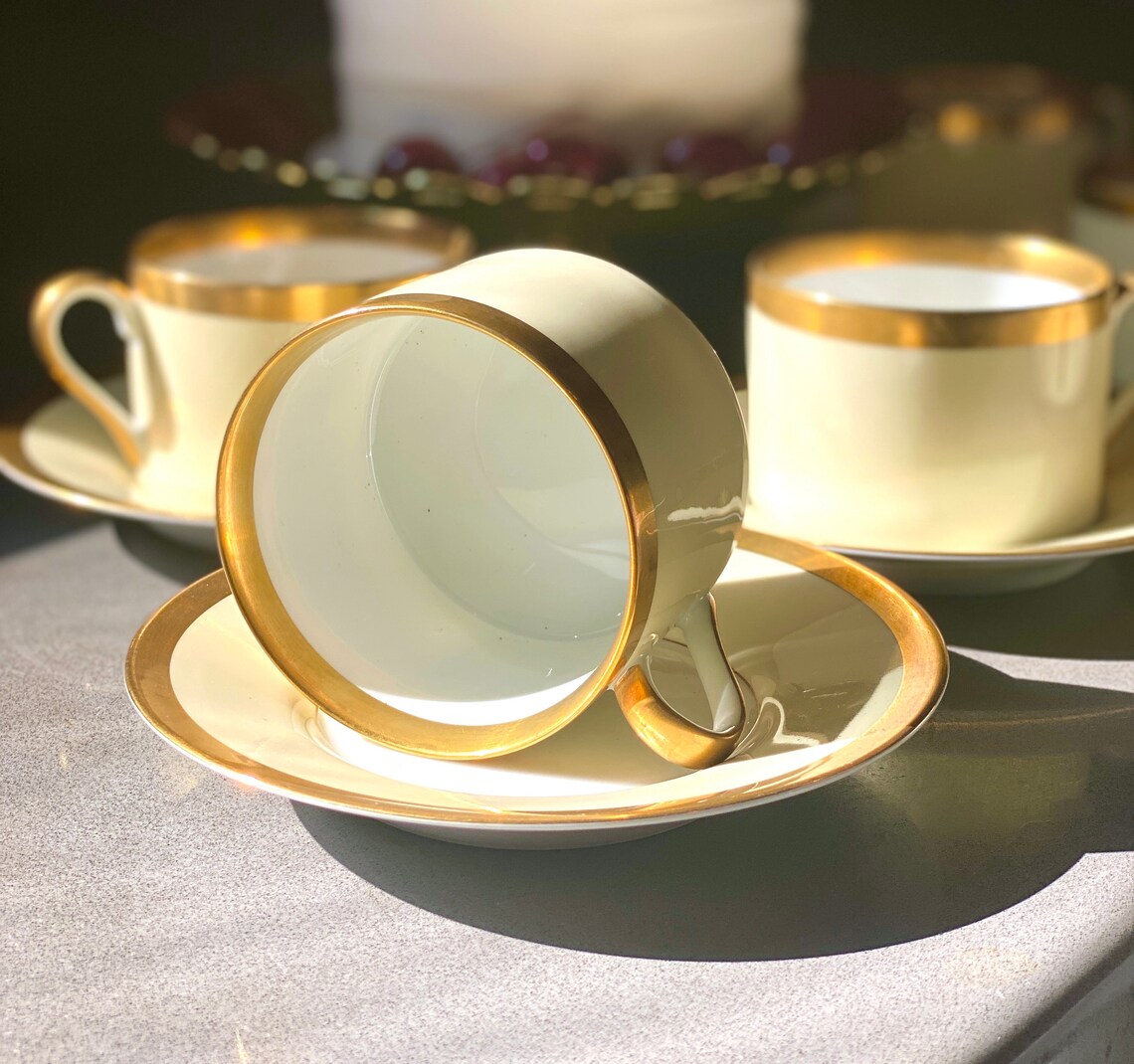 Sets of Vintage Cups and Saucers Fitz and Floyd | Etsy