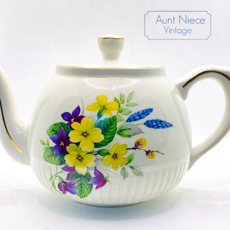 Antique Ellgreave Teapot - Etsy