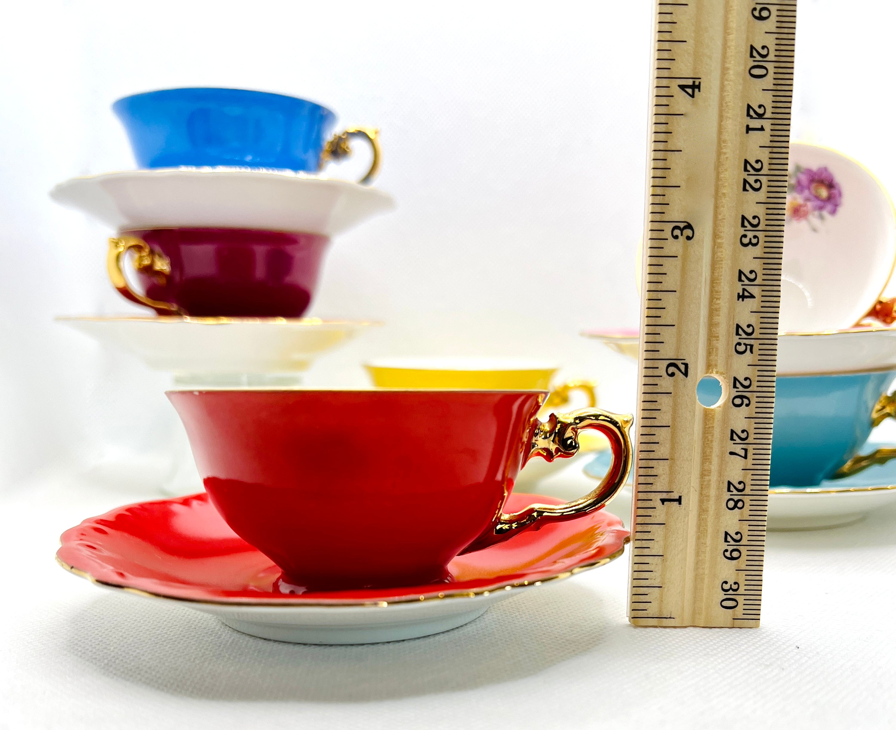 Vintage Demitasse Espresso Cups Victoria Czechoslovakia HF - Etsy