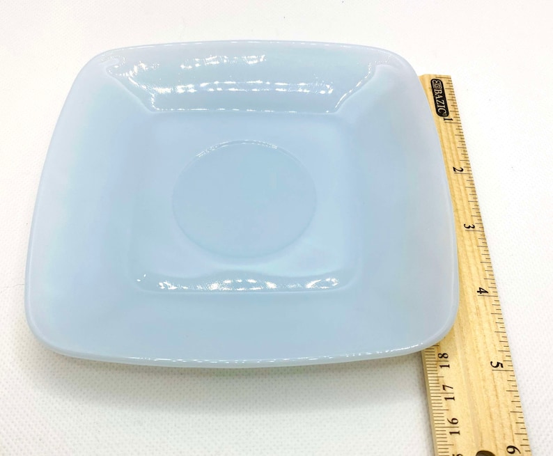 Sets of 2 Fire King Blue Azurite Saucers Charm Square Anchor Hocking - Etsy
