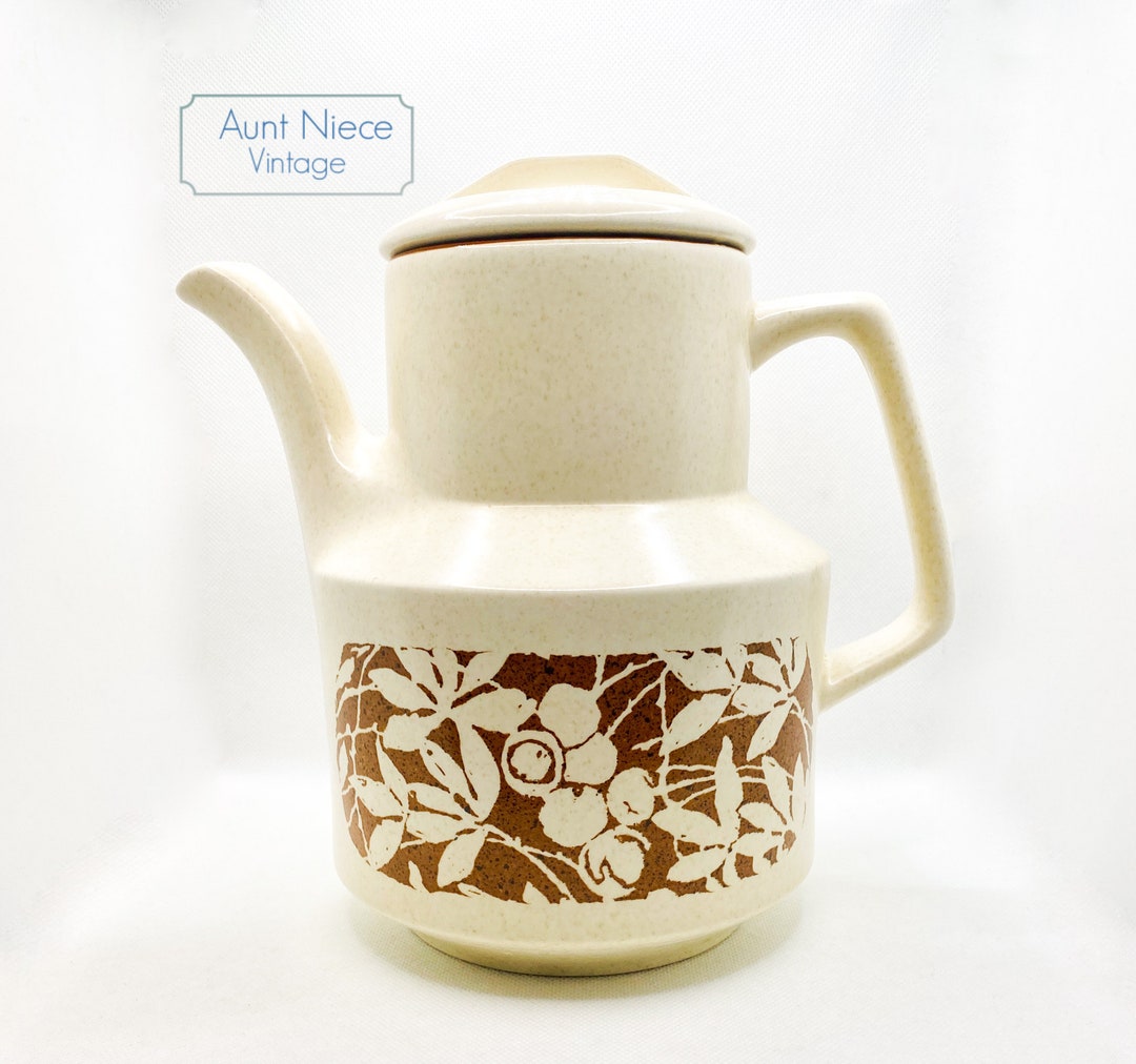 Vintage Pitcher Temperware by Lenox "woodspice" Coffeepot, Teapot ...