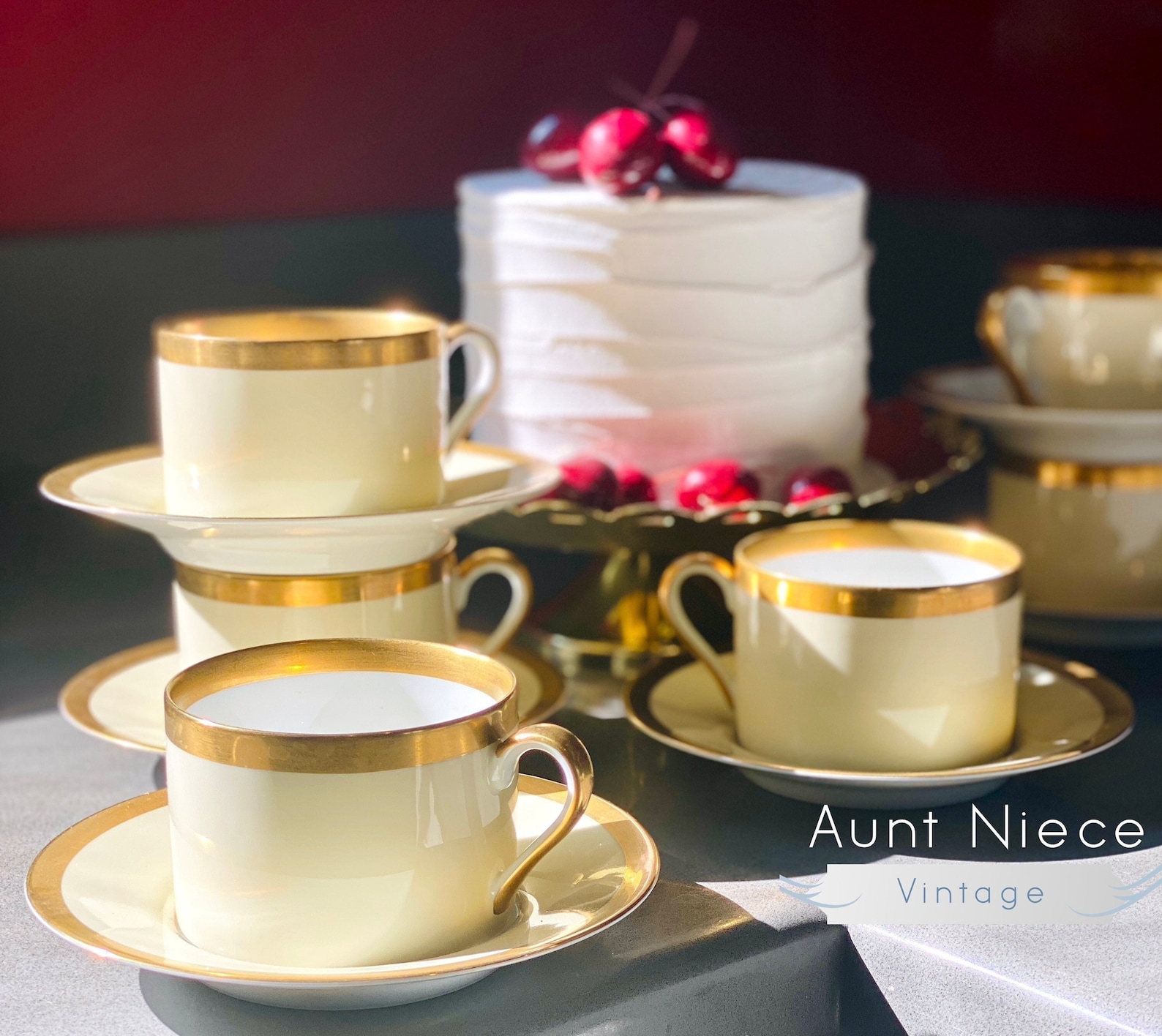 Sets of Vintage Cups and Saucers Fitz and Floyd | Etsy