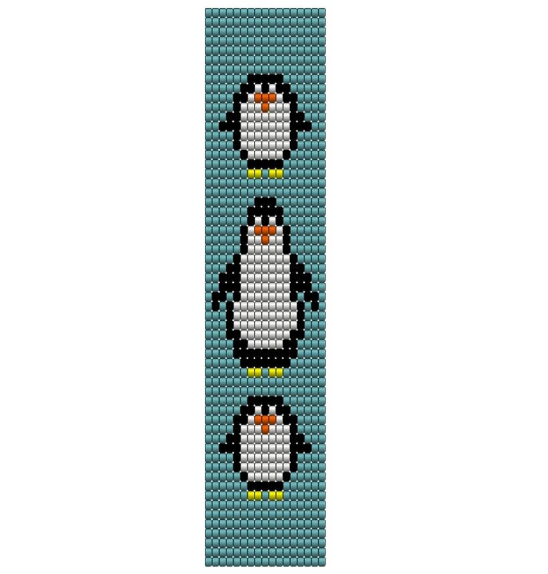 Penguins Bead Pattern, PDF, Loom Pattern. Patt014 - Etsy