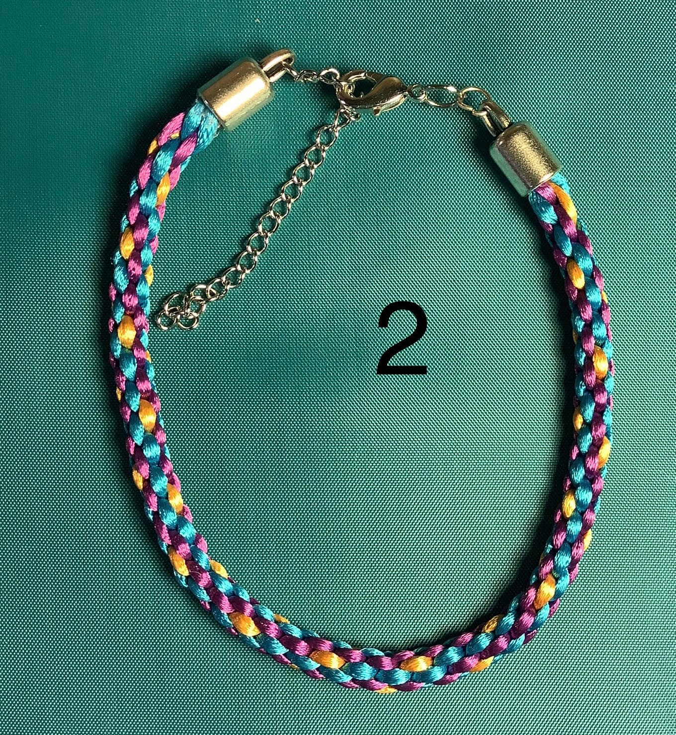 Adjustable Braided Anklet 8 to 11 Kumihimo - Etsy UK