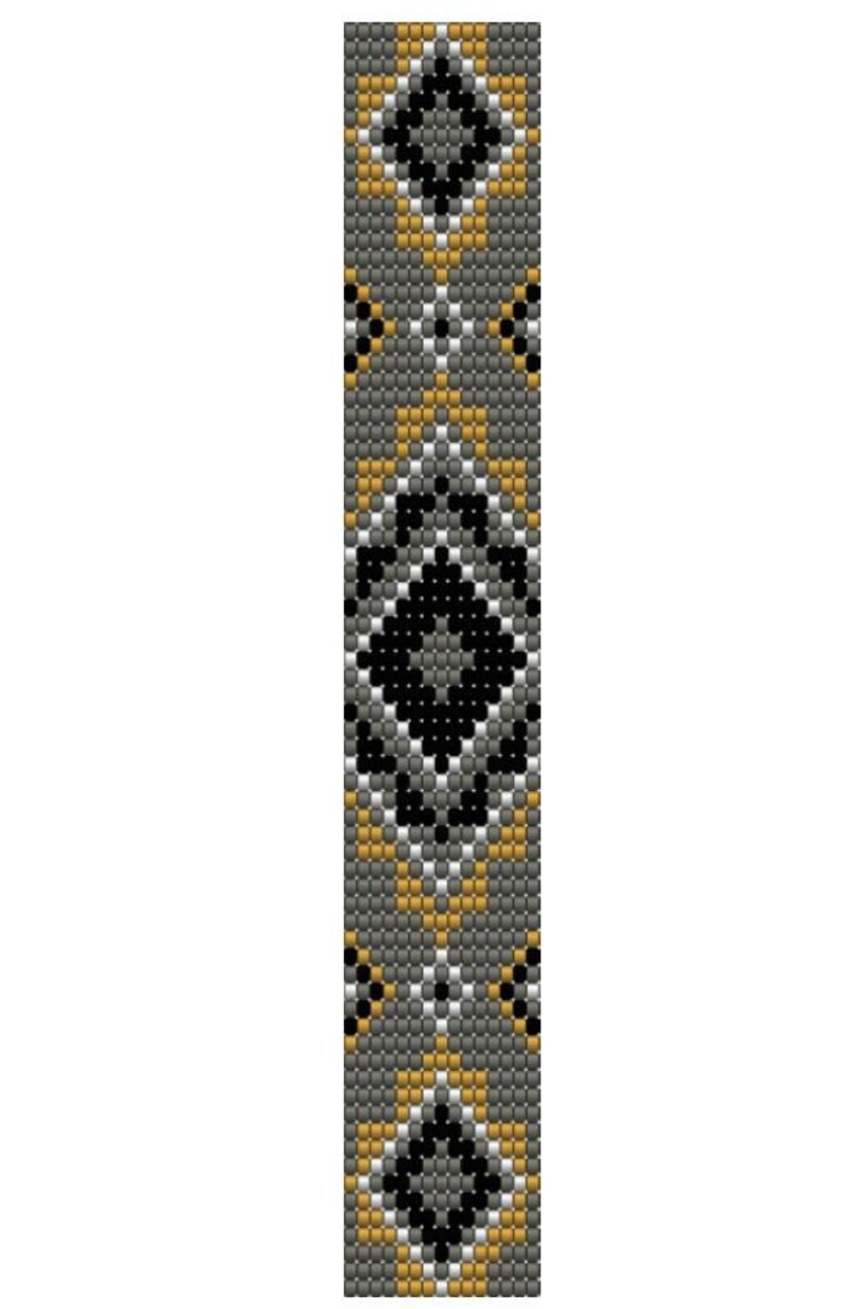 Elegant Diamond Bead Pattern, PDF, 5 Loom Patterns Patt011 - Etsy