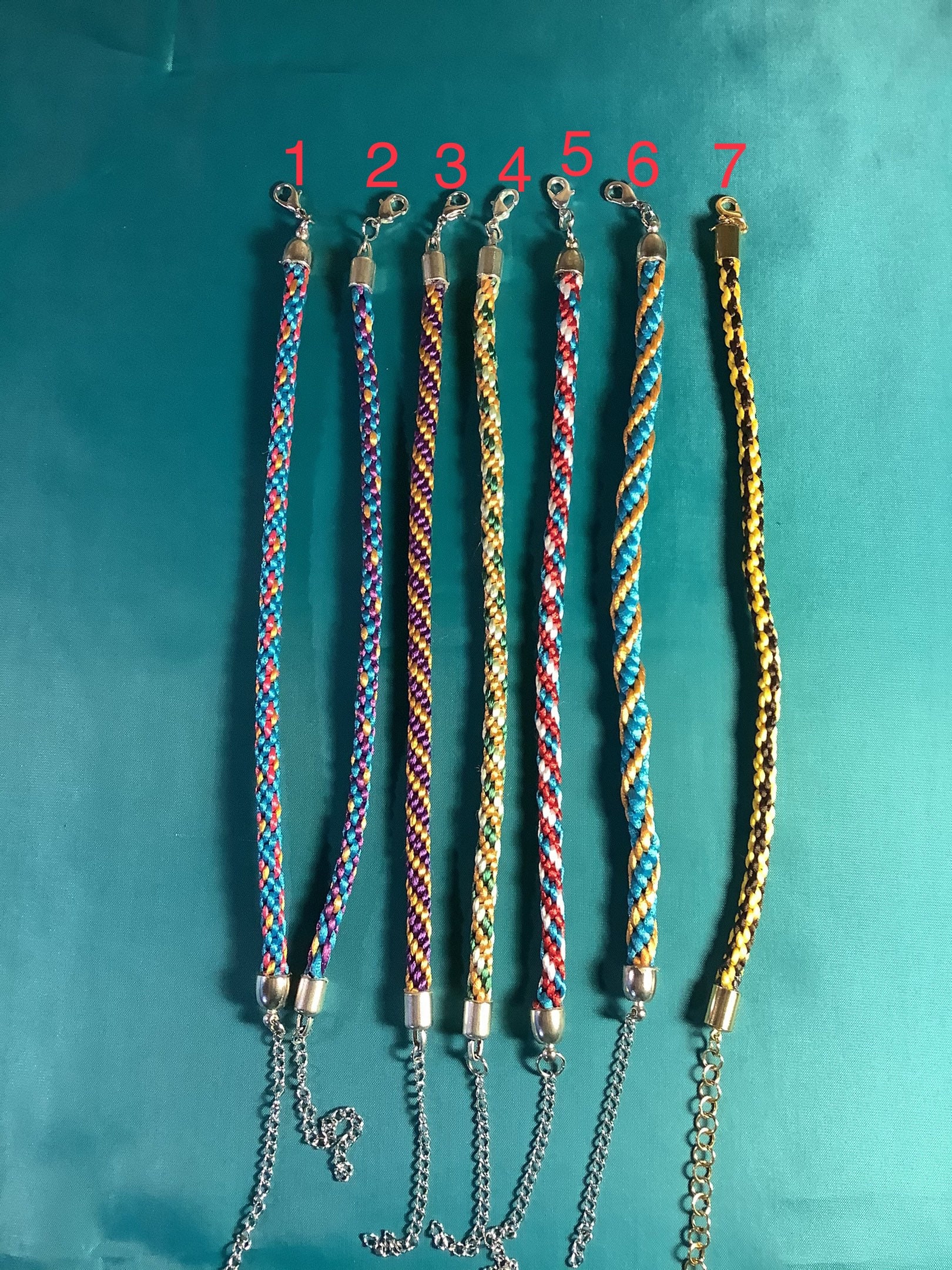 Adjustable Braided Anklet 8 to 11 Kumihimo - Etsy UK