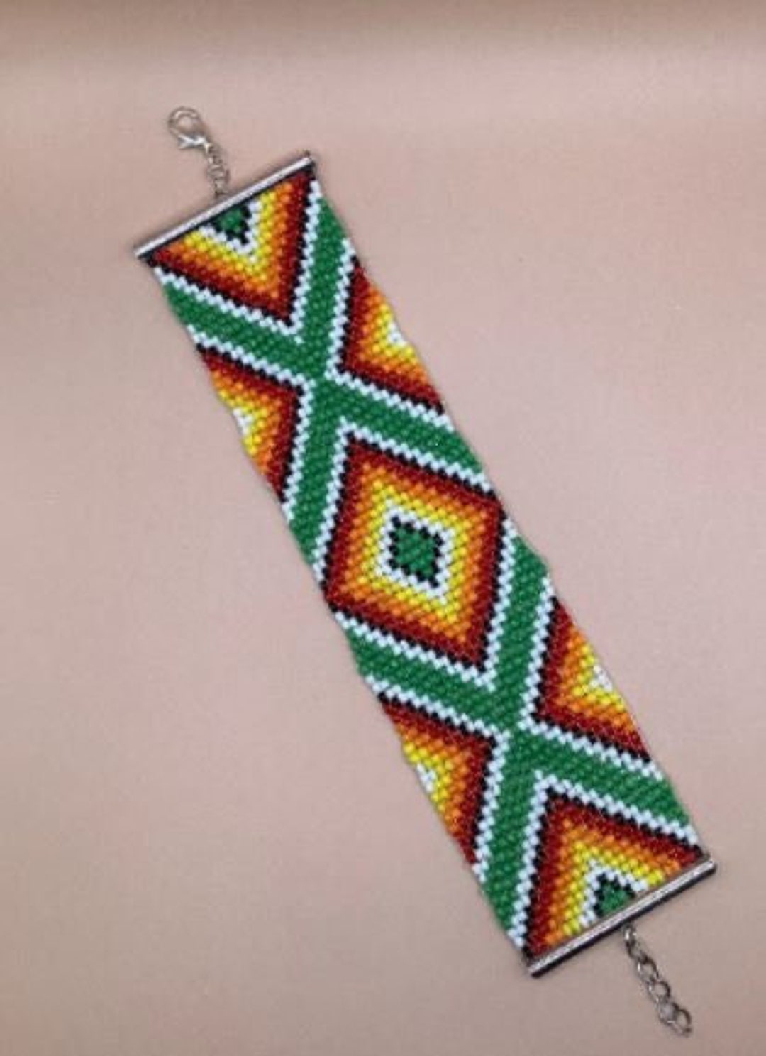 Southwestern Diamonds Bead Pattern PDF Loom Pattern - Etsy España