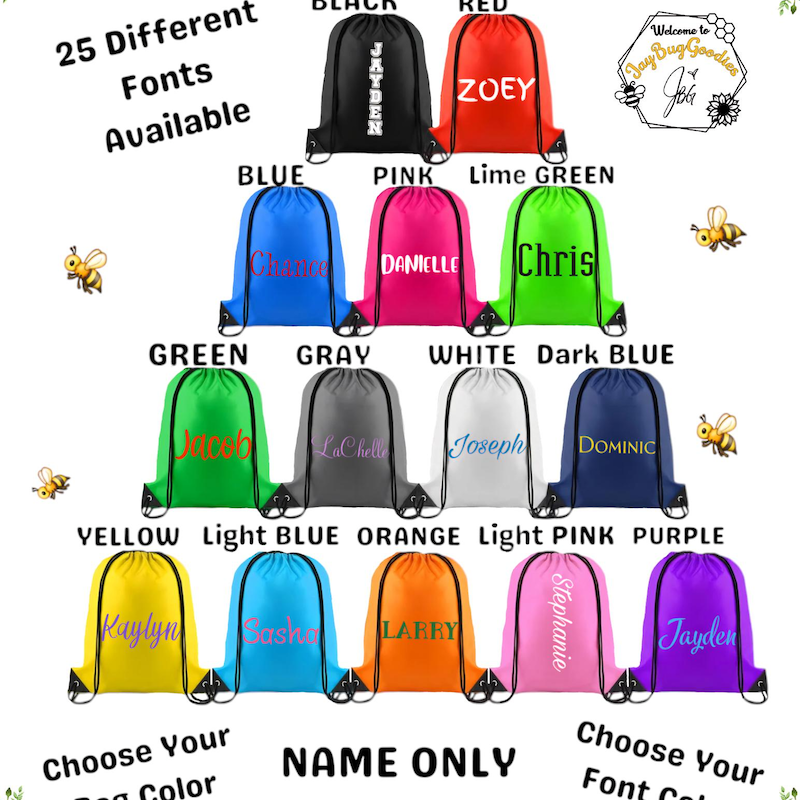 Drawstring Bags - Etsy