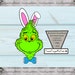 Grinch Inspired Easter Bunny Digital Download JPG, PNG - Etsy