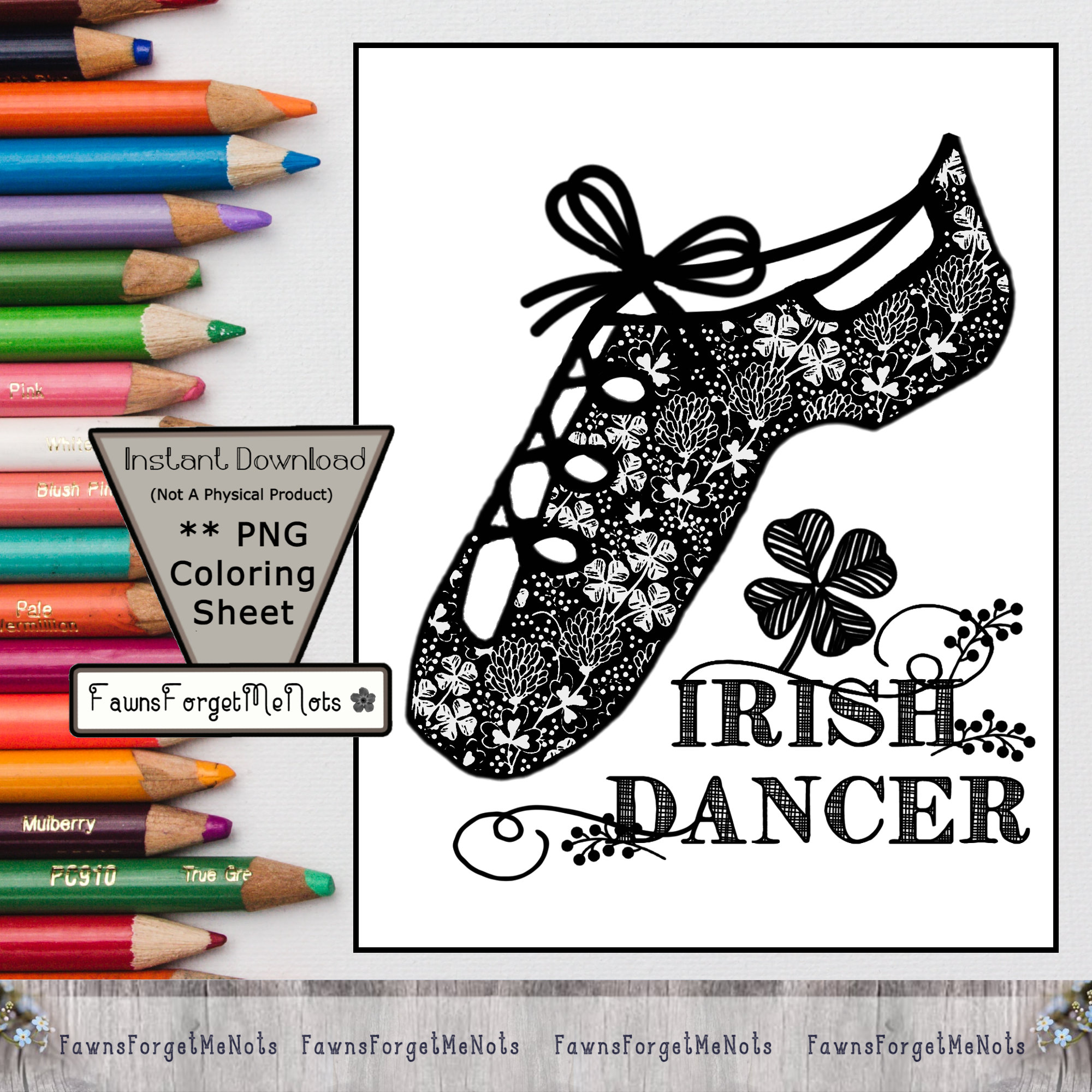 Irish Dance Coloring Pages