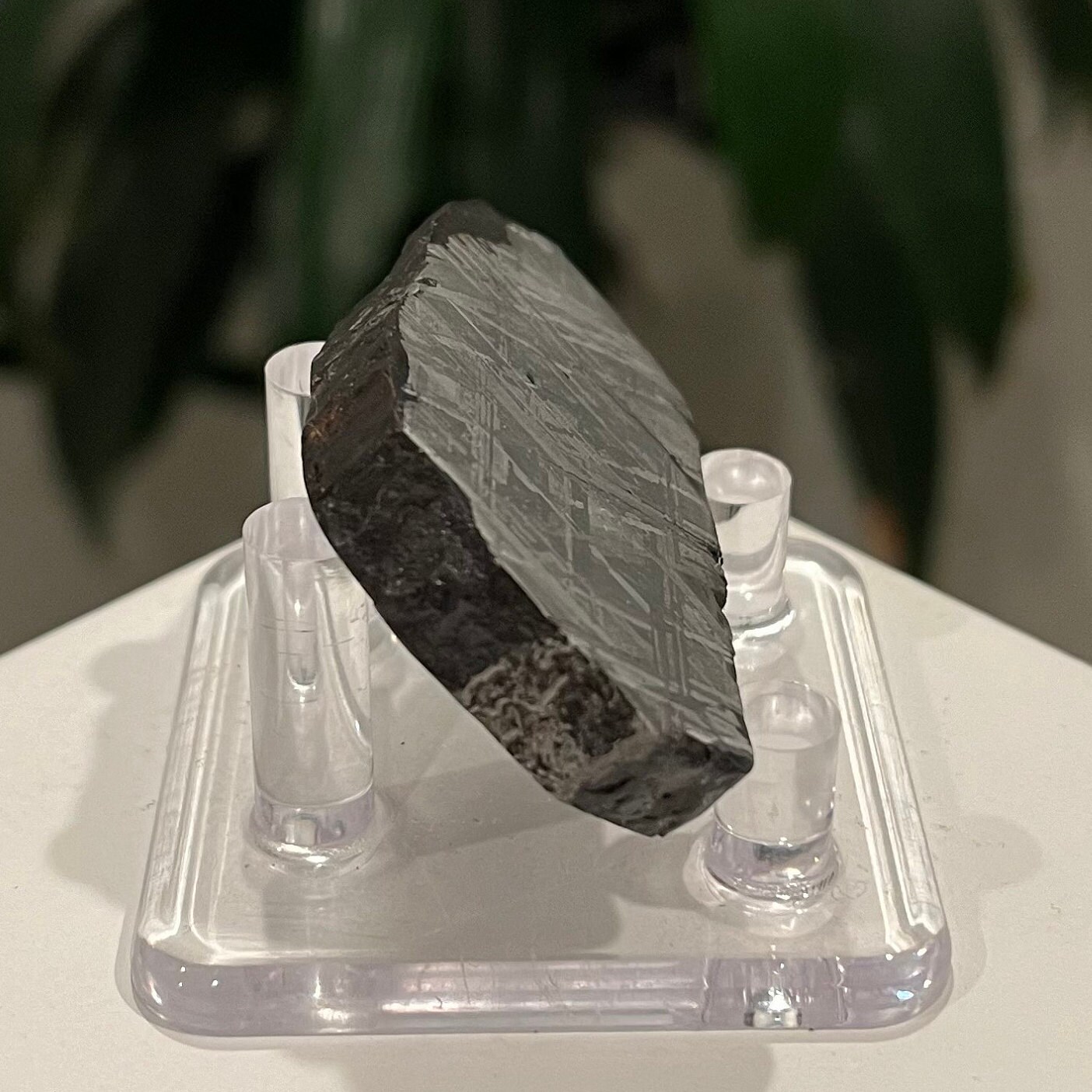 Muonionalusta Meteorite Etched Slab, Sweden, 82 G, Iron Nickel ...