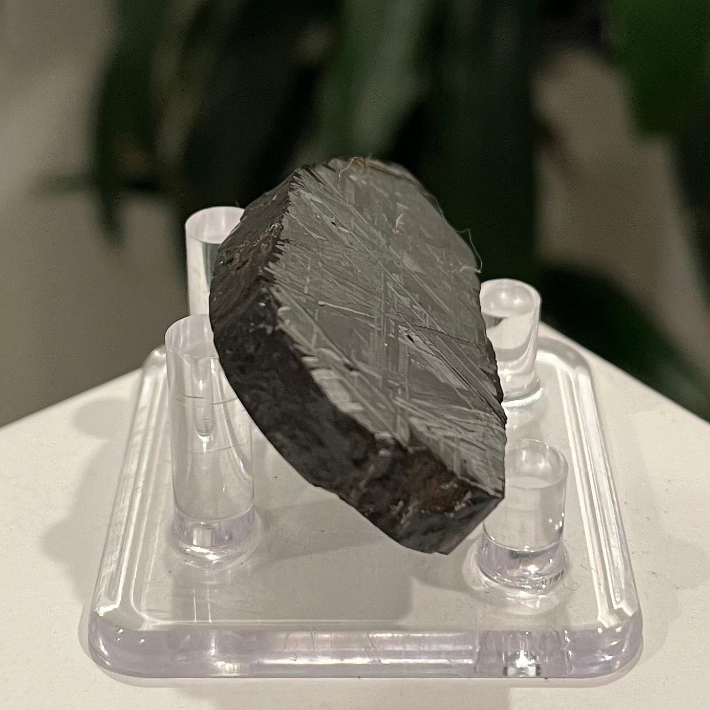 Muonionalusta Meteorite Etched Slab, Sweden, 78 G, Iron Nickel ...