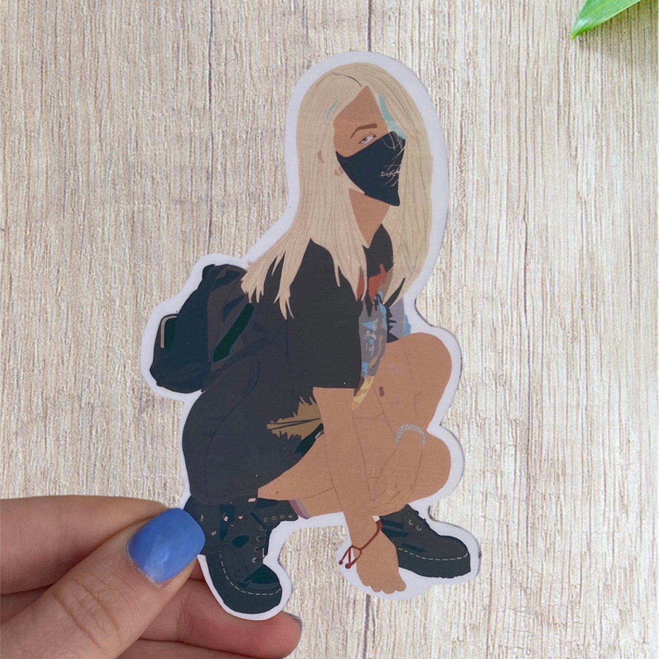 Alison Wonderland illustration sticker | Etsy