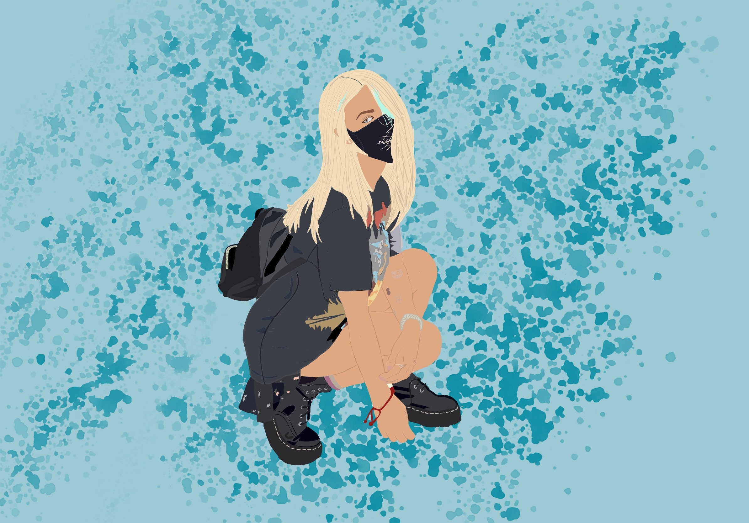 Custom Digital Illustration Digital Drawing Personal Photo Illustration ...