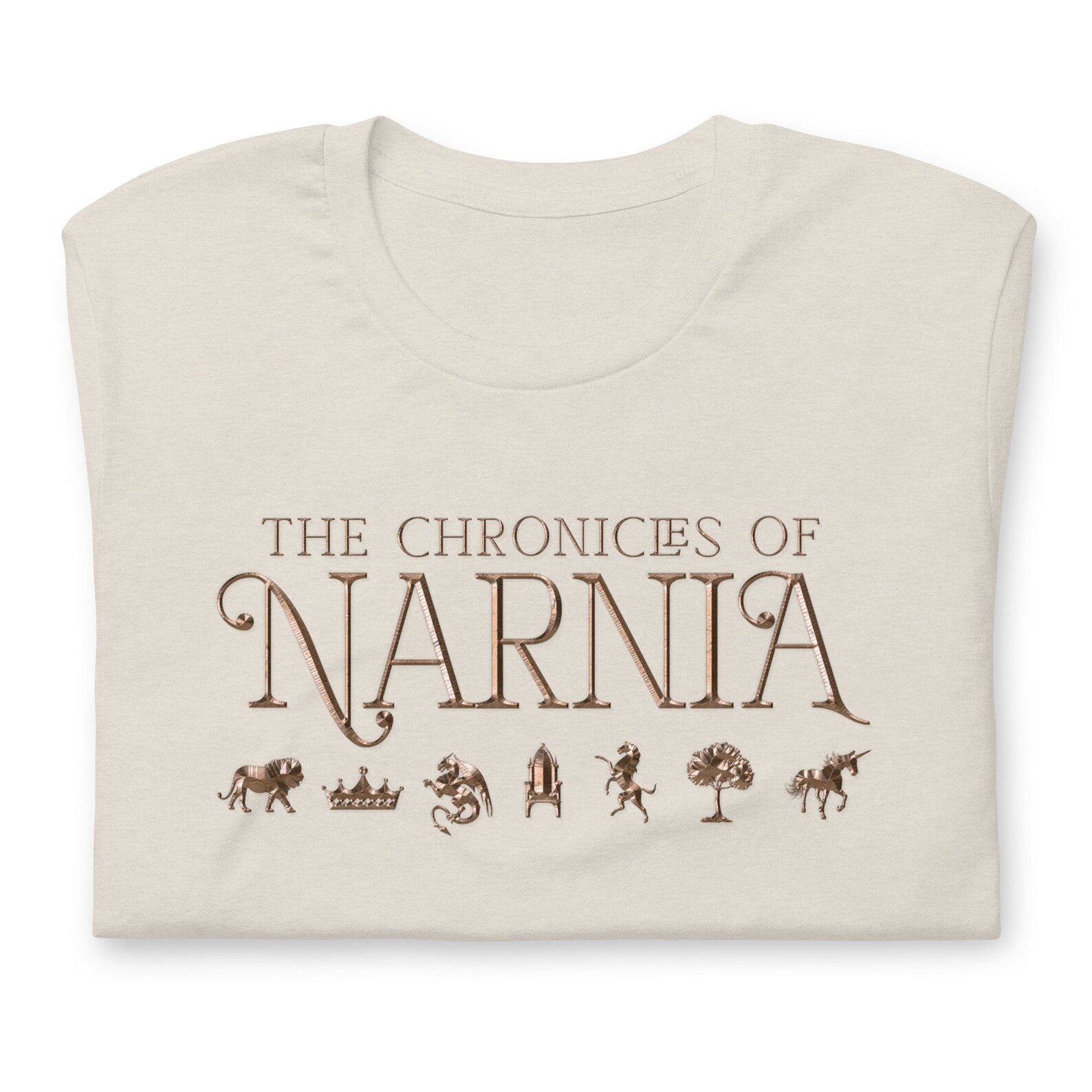 The Chronicles of Narnia Unisex T-shirt W/ Medallions - Etsy