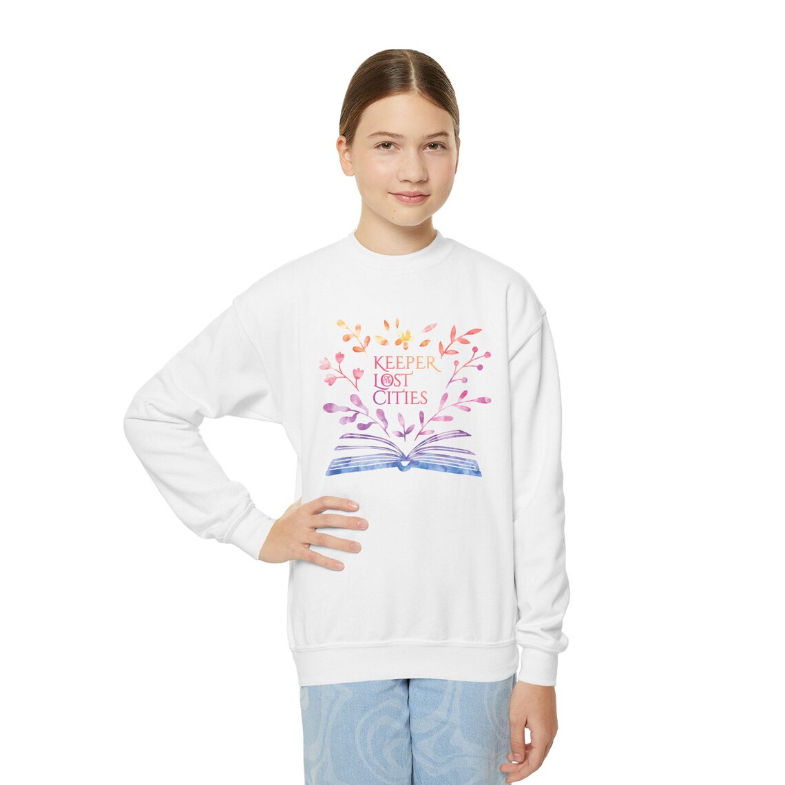 KOTLC Watercolor YOUTH Sweatshirt, Keeper of the Lost Cities Merch - Etsy