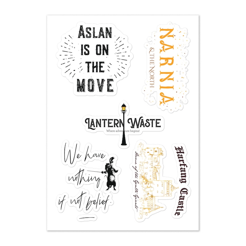 Narnia Sticker Set #1 - Etsy