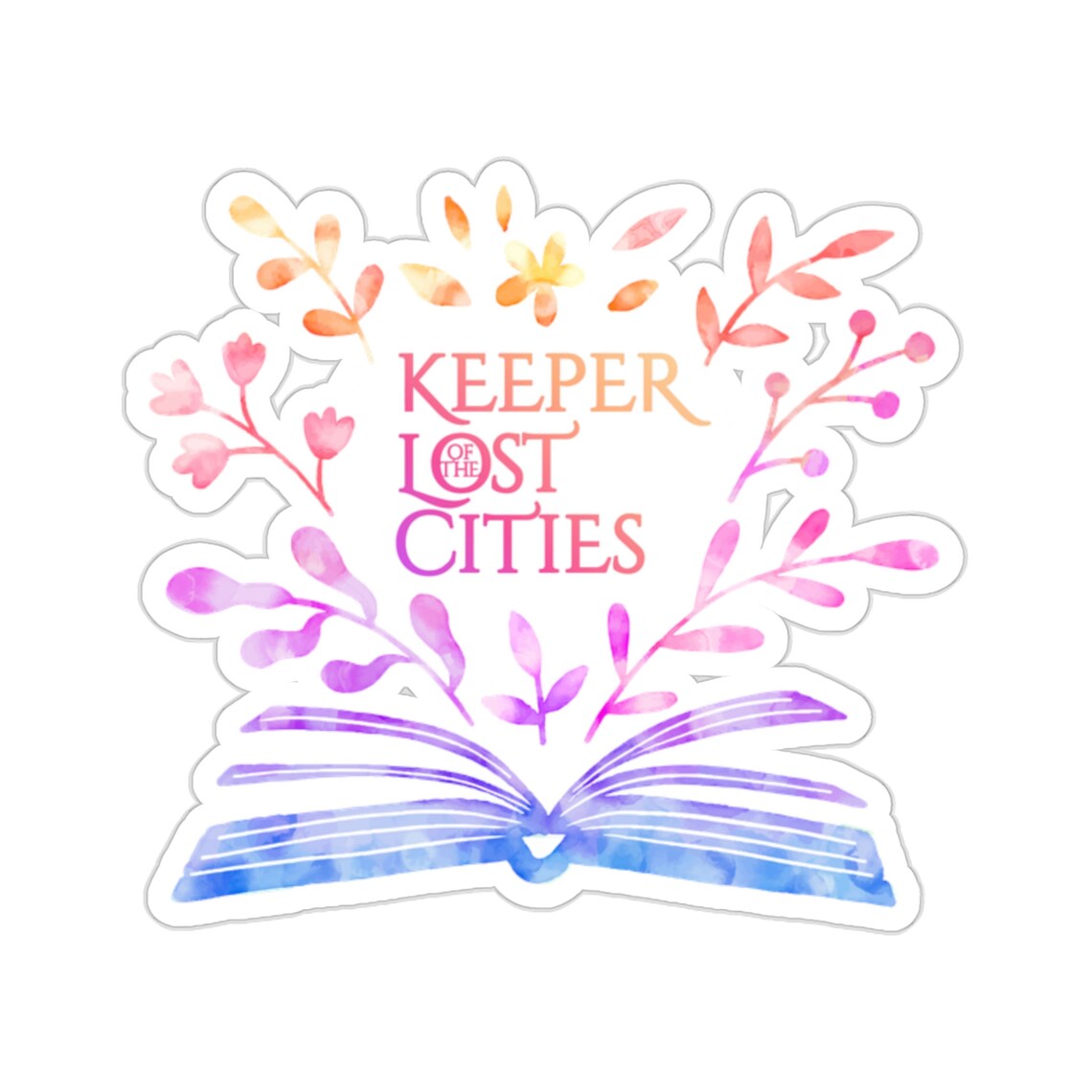 Keeper of the Lost Cities Watercolor Sticker, KOTLC Merch - Etsy
