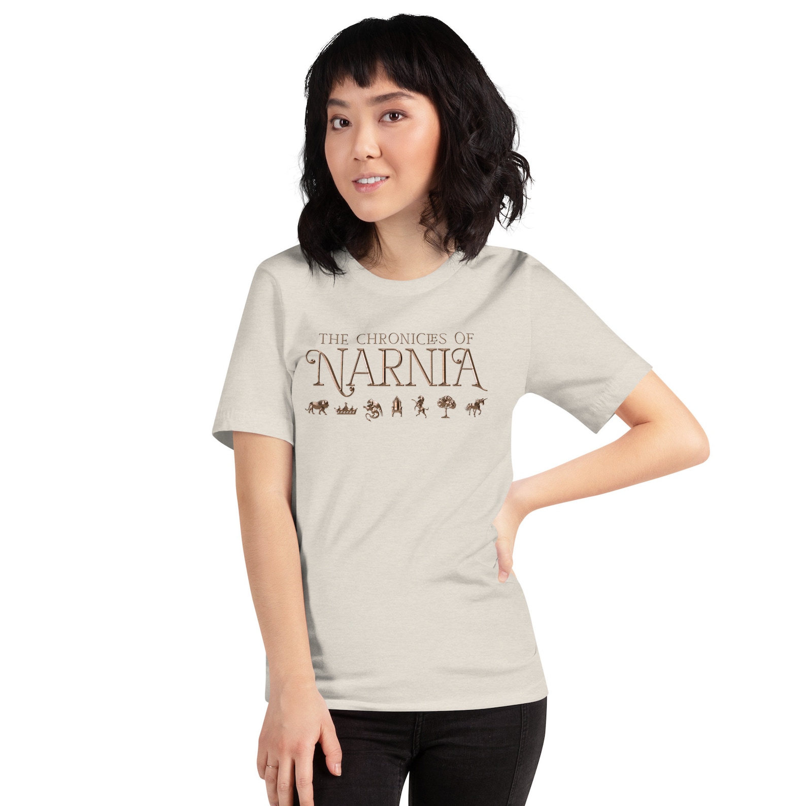 The Chronicles of Narnia Unisex T-shirt W/ Medallions - Etsy