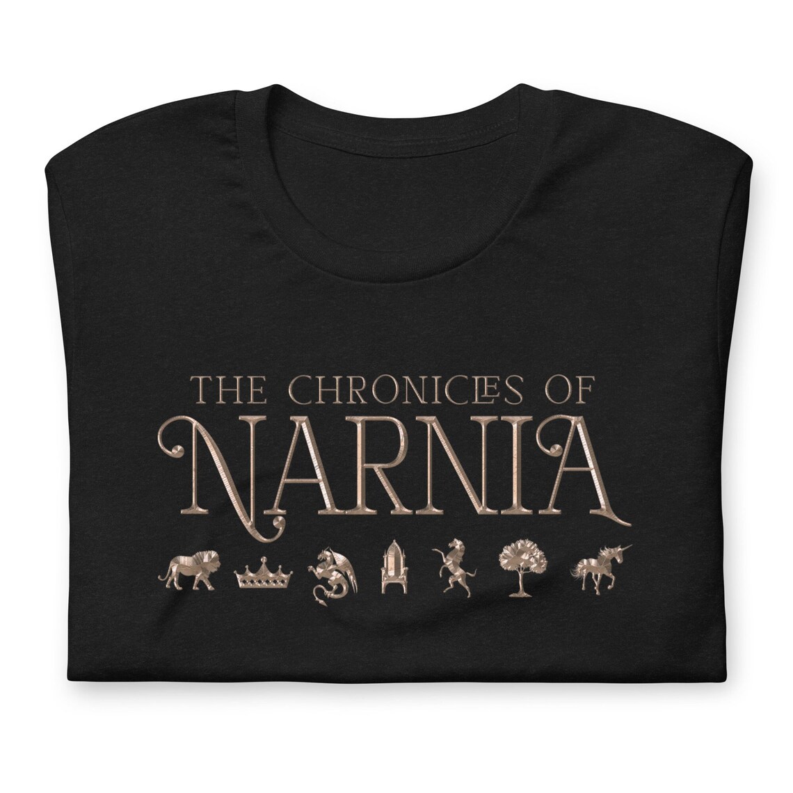 The Chronicles of Narnia Unisex T-shirt W/ Medallions - Etsy