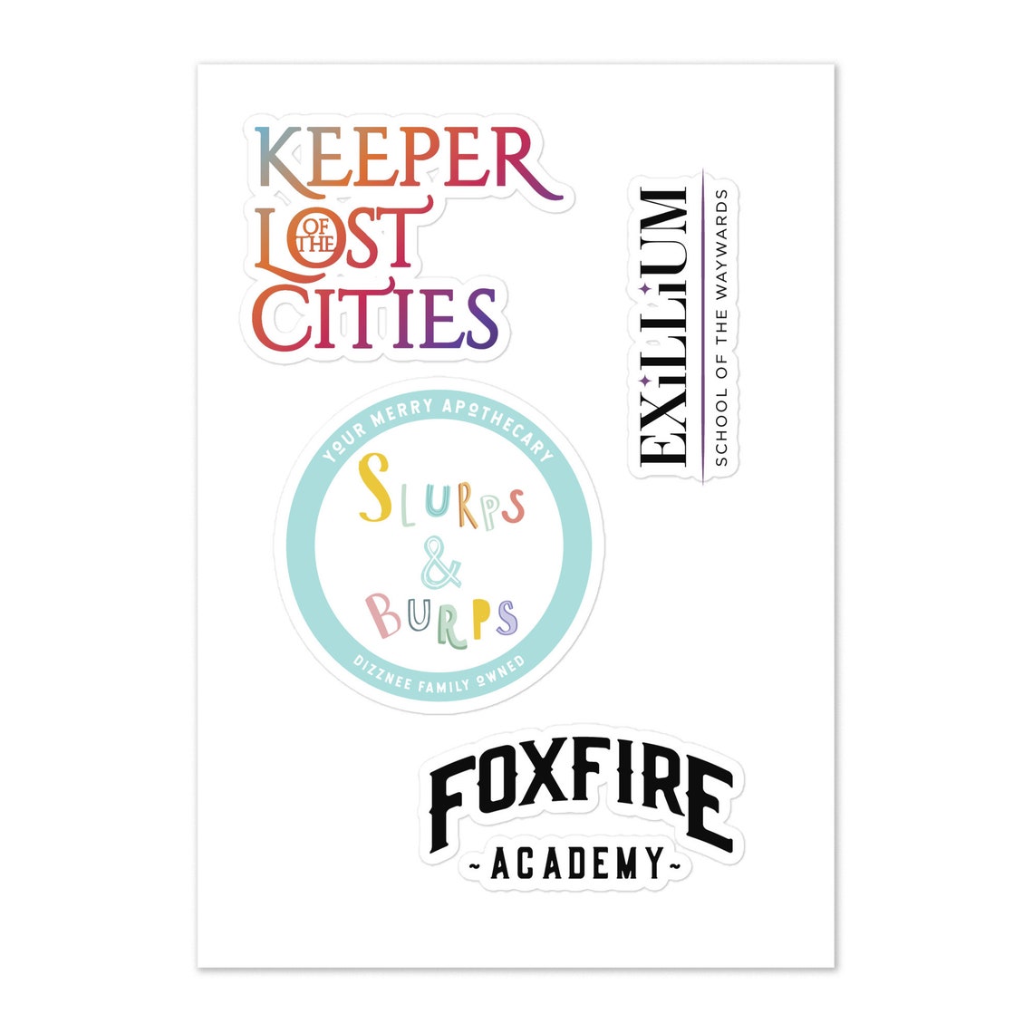 Kotlc Sticker Sheet - Etsy