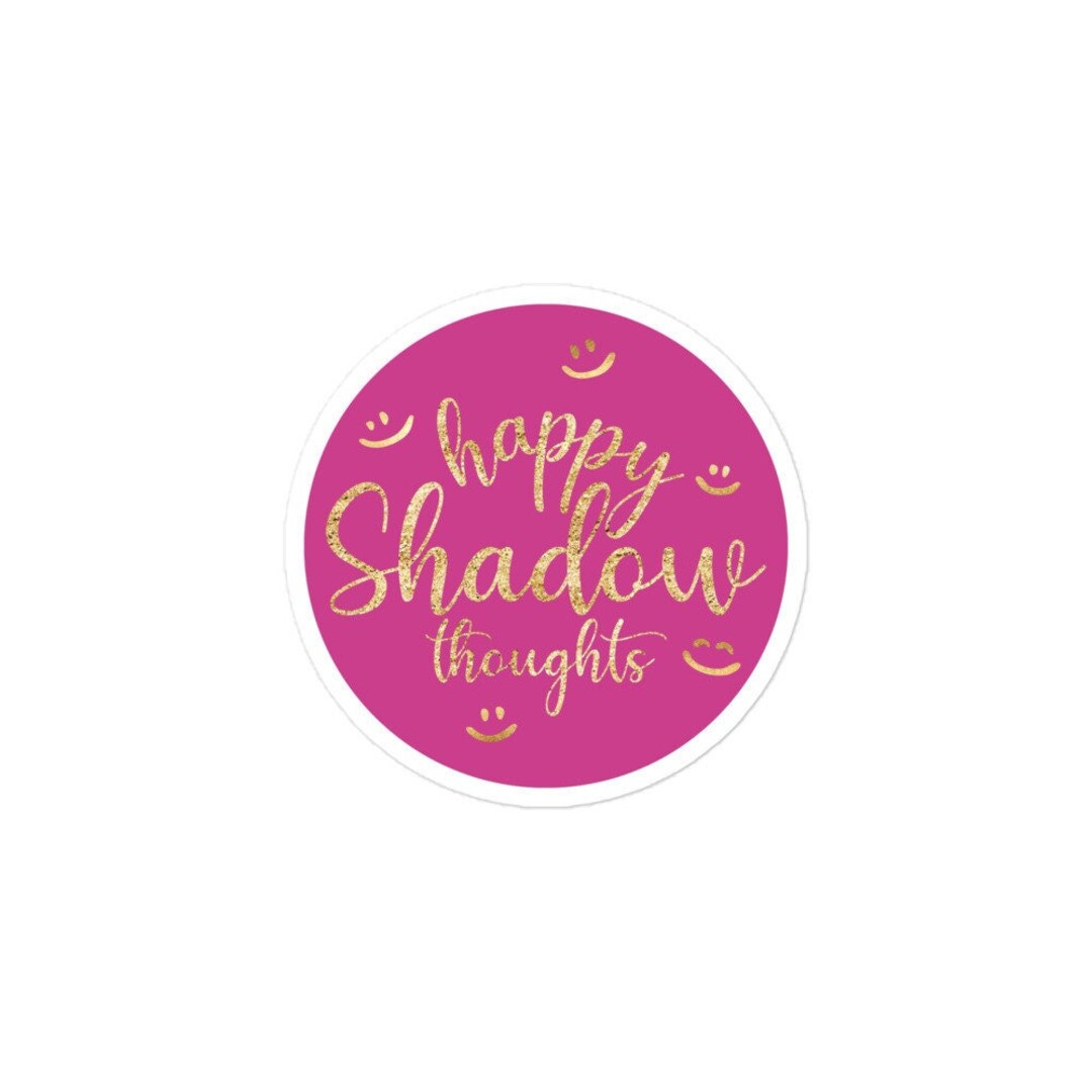 Happy Shadow Thoughts Sticker - Etsy