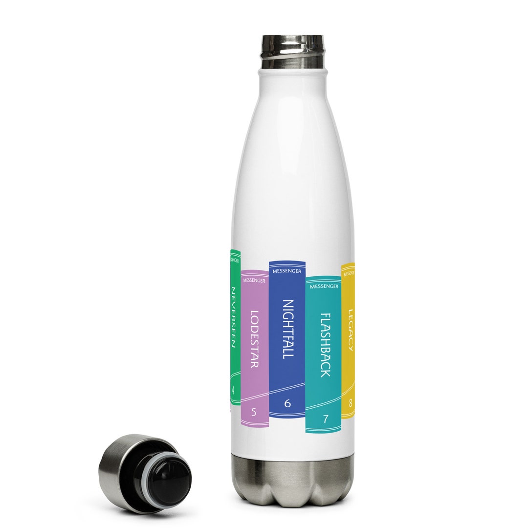 KOTLC Book Stack Stainless Steel Water Bottle - Etsy