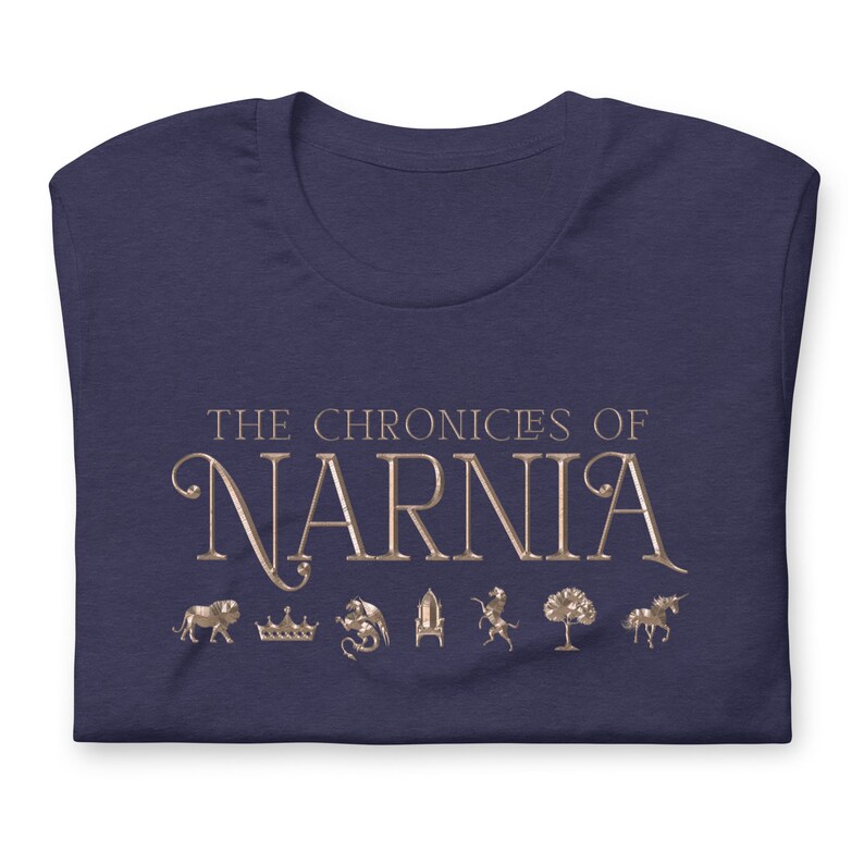 The Chronicles of Narnia Unisex T-shirt W/ Medallions - Etsy