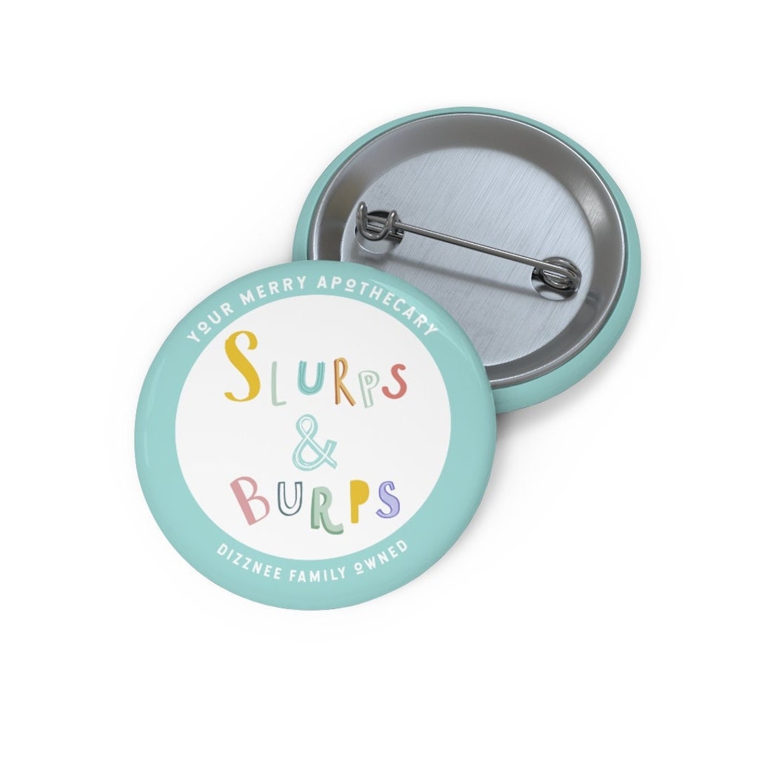 Slurps & Burps, Kotlc Pin Buttons - Etsy