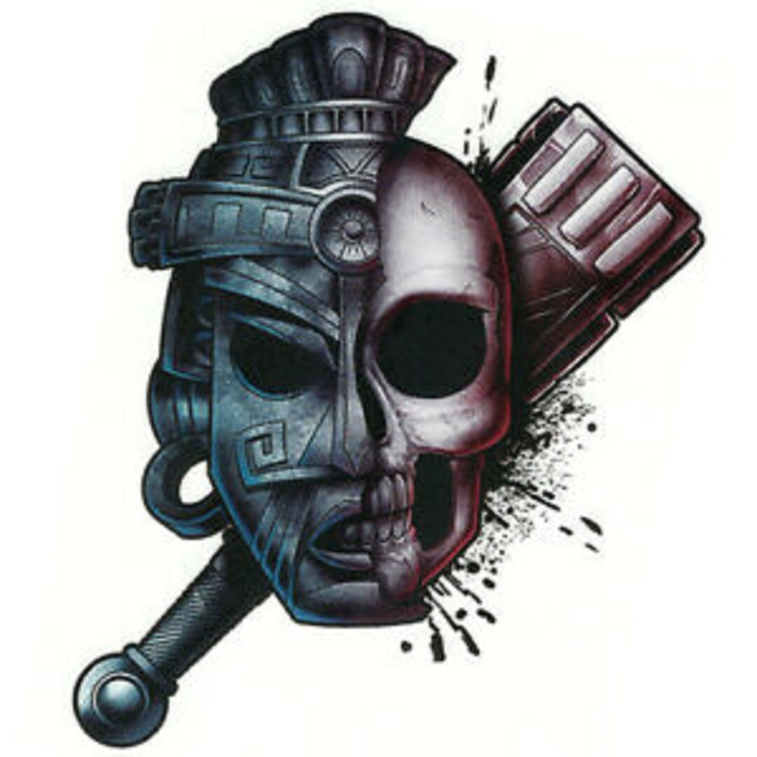 Aztec Sugar Skull Tattoo