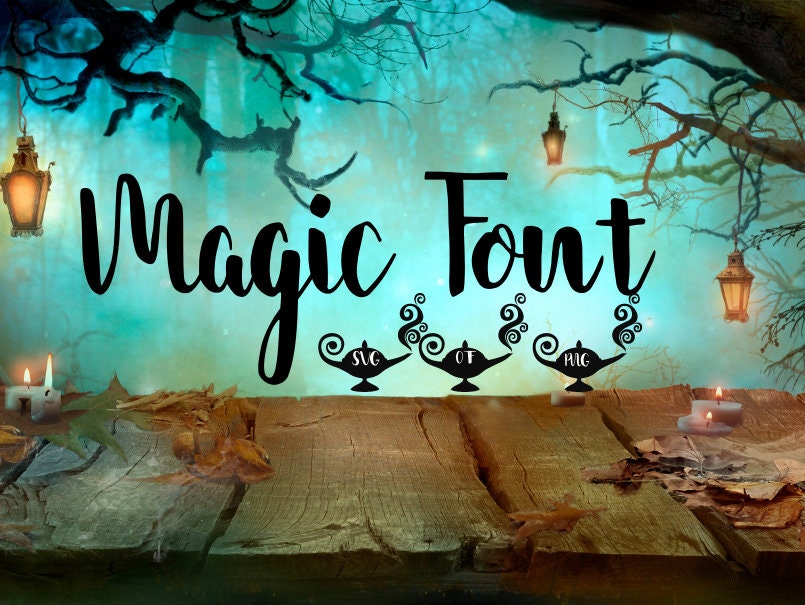 More Magic Font Girl font Cute font Calligraphy Modern | Etsy