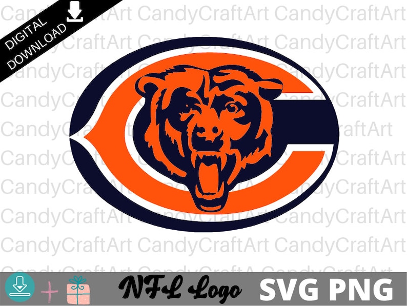 Chicago Bears cut file Chicago Bears SVG files for Cricut | Etsy