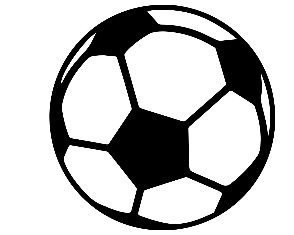 Soccer Ball Instant Download SVG PNG EPS dxf jpg digital | Etsy