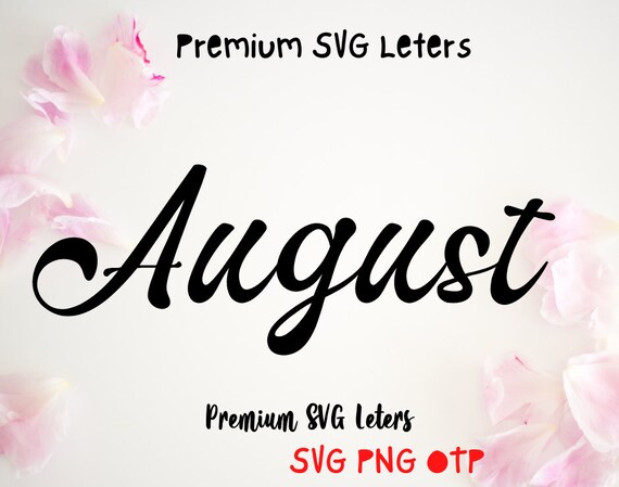 August Font Display Font Serif Font Signature Font Logo | Etsy