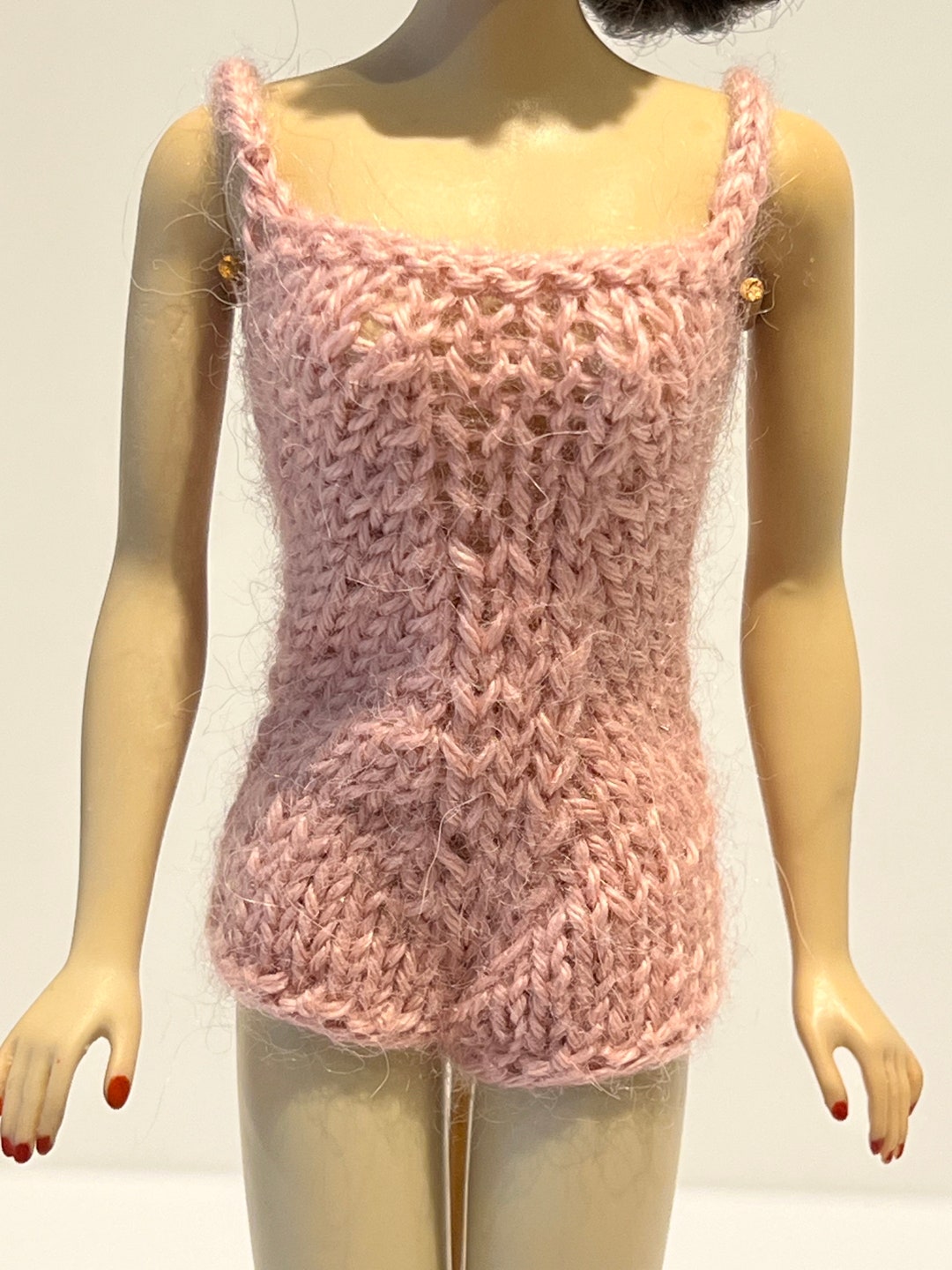 Handknit Wool Swim Suit for 11 1/2 12 Inch Barbie Doll - Etsy